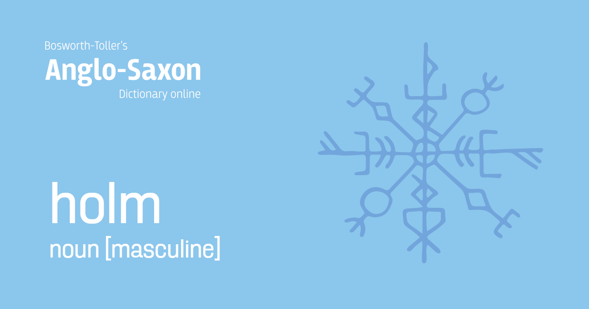 Bosworth-Toller Anglo-Saxon Dictionary online