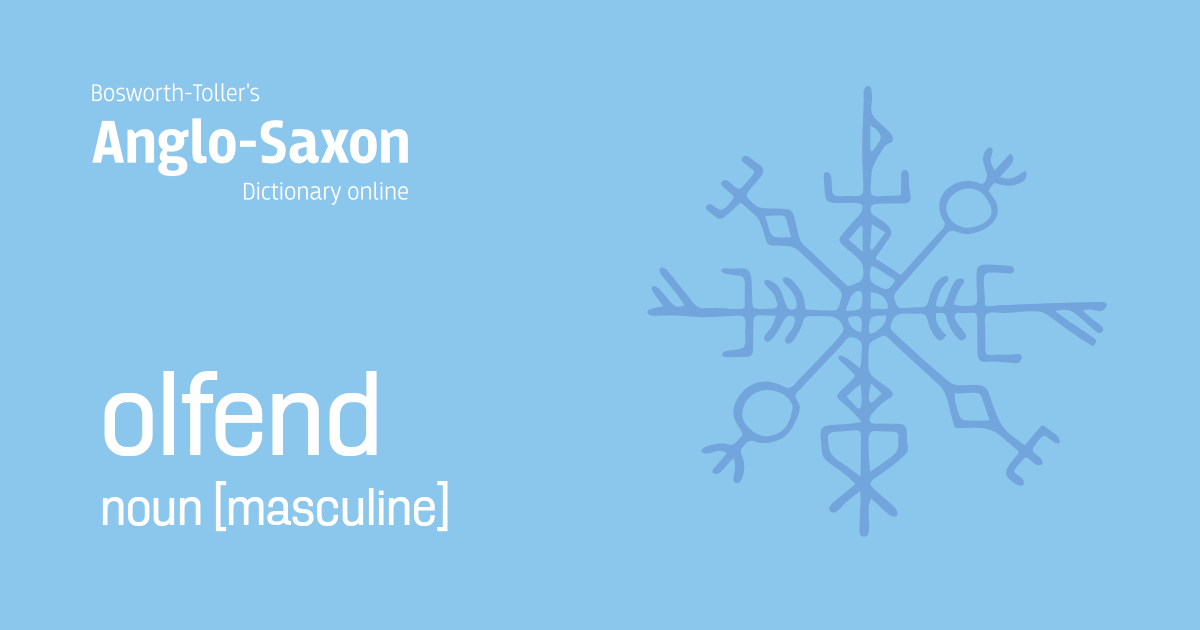 Bosworth-Toller Anglo-Saxon Dictionary online