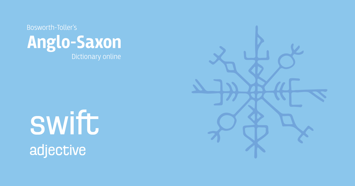 Bosworth-Toller Anglo-Saxon Dictionary online